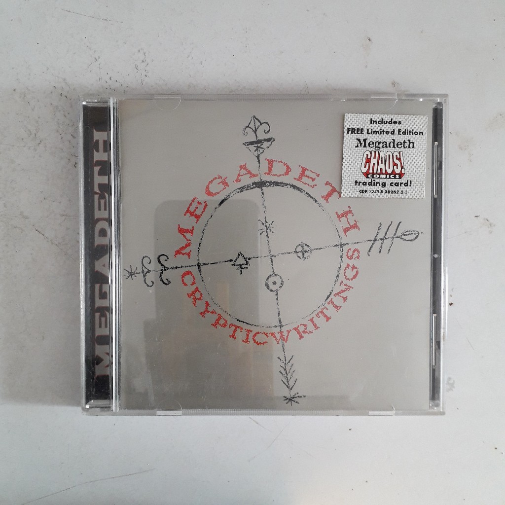 CD Megadeth - Cryptic Writings - Importado - Com Trading Card | Shopee ...