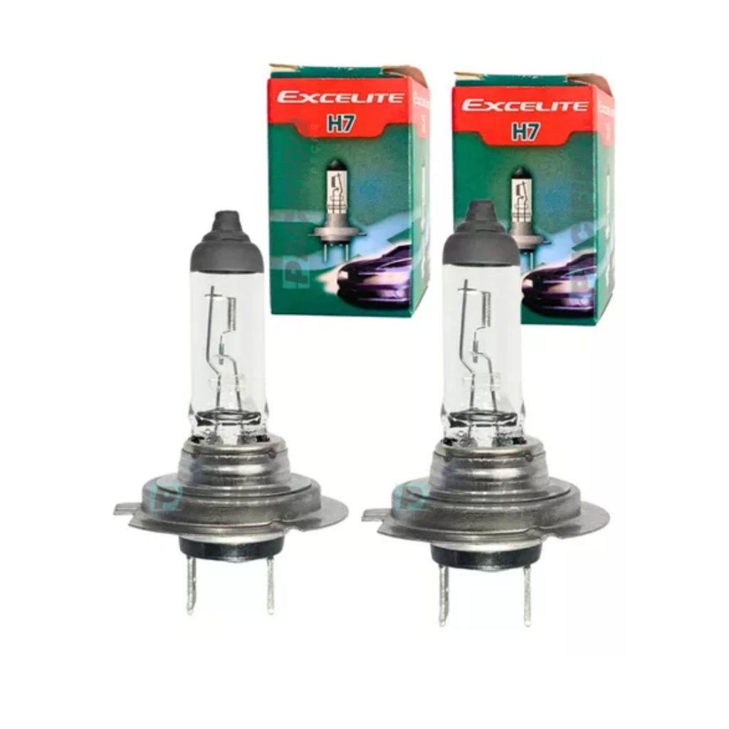 Kit Par de Lampada de Farol H7 70w Excelite Original | Shopee Brasil