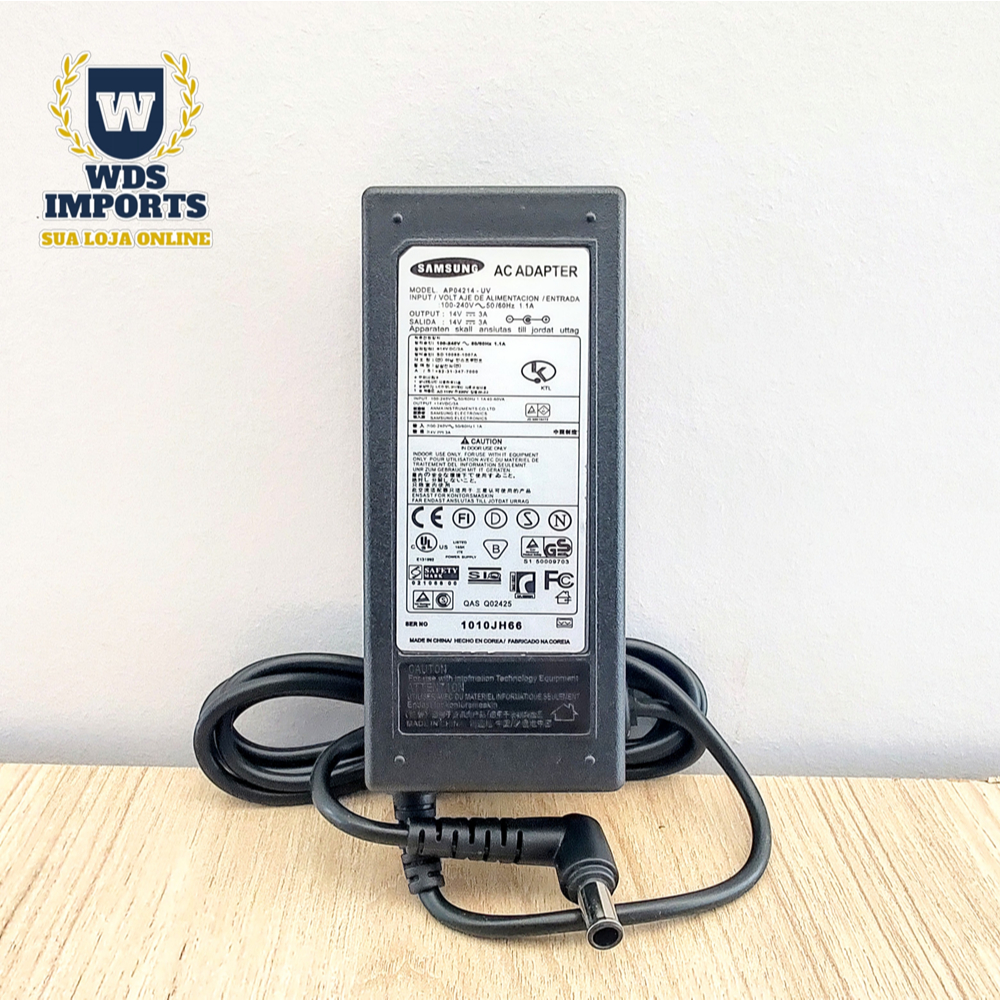 Fonte Monitor Samsung 14V 3A | Shopee Brasil