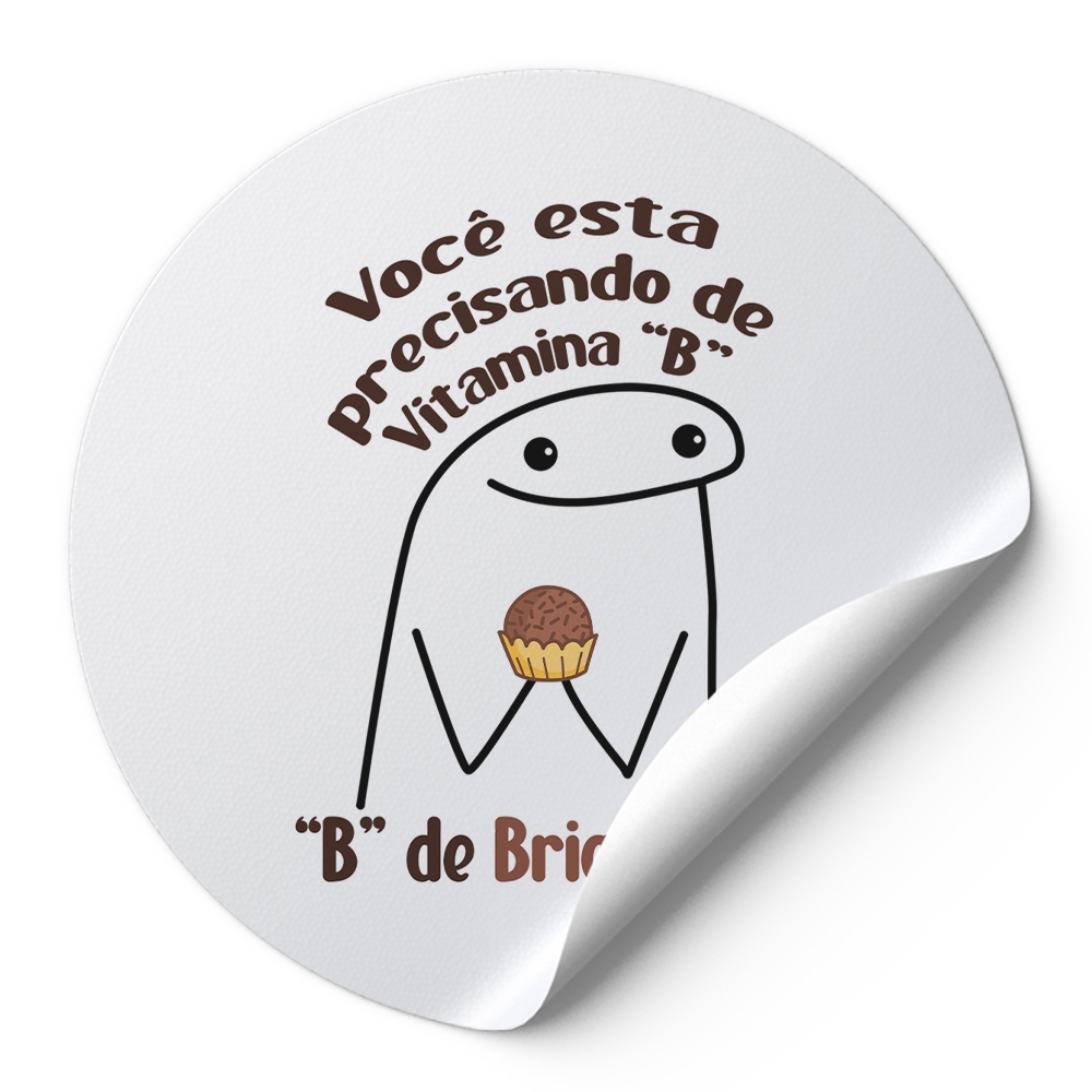 240 Unidades Adesivos Redondos Você Esta Precisando De Vitamina B De ...
