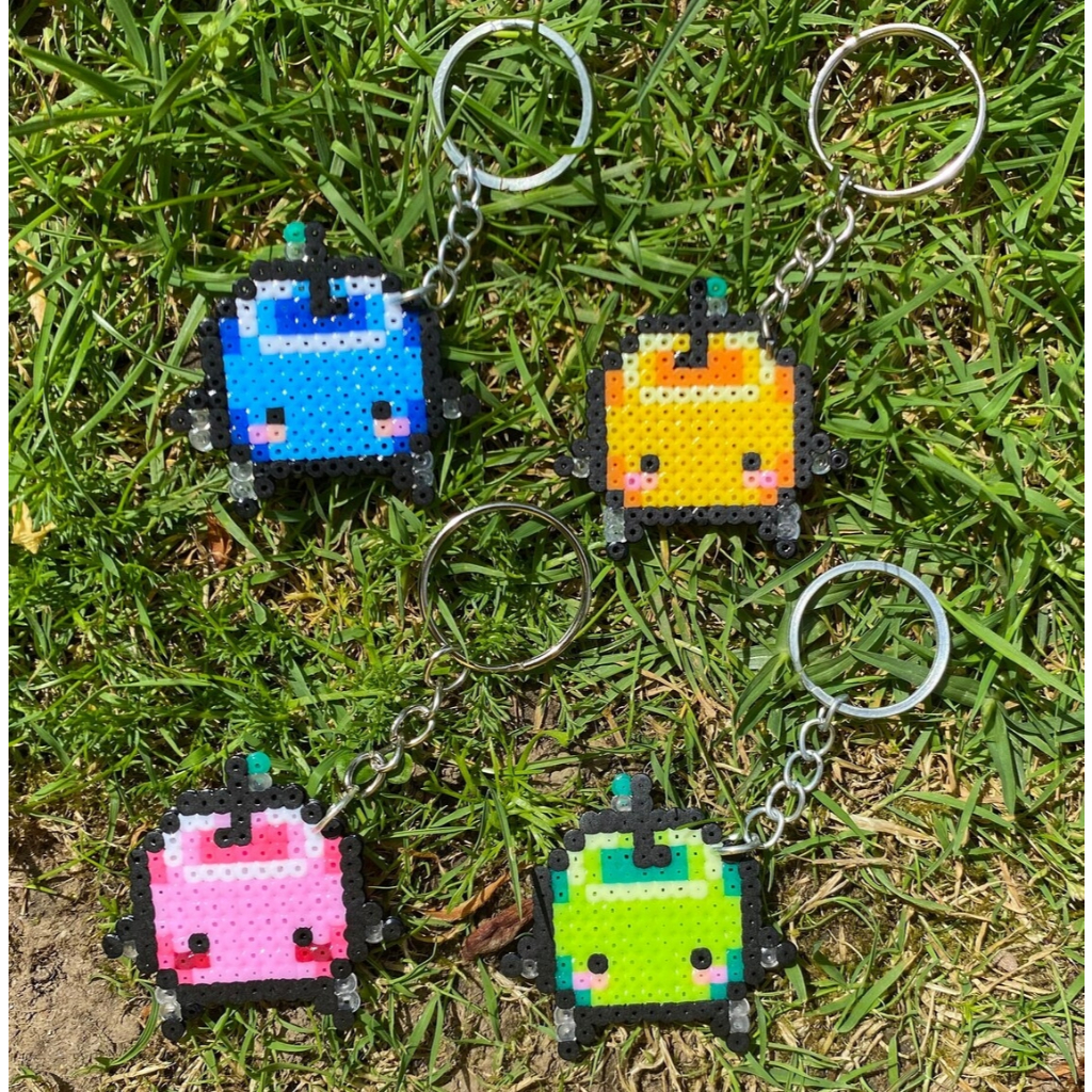 Stardew Valley Junimo Chaveiro pixel art perler beads hama beads ...