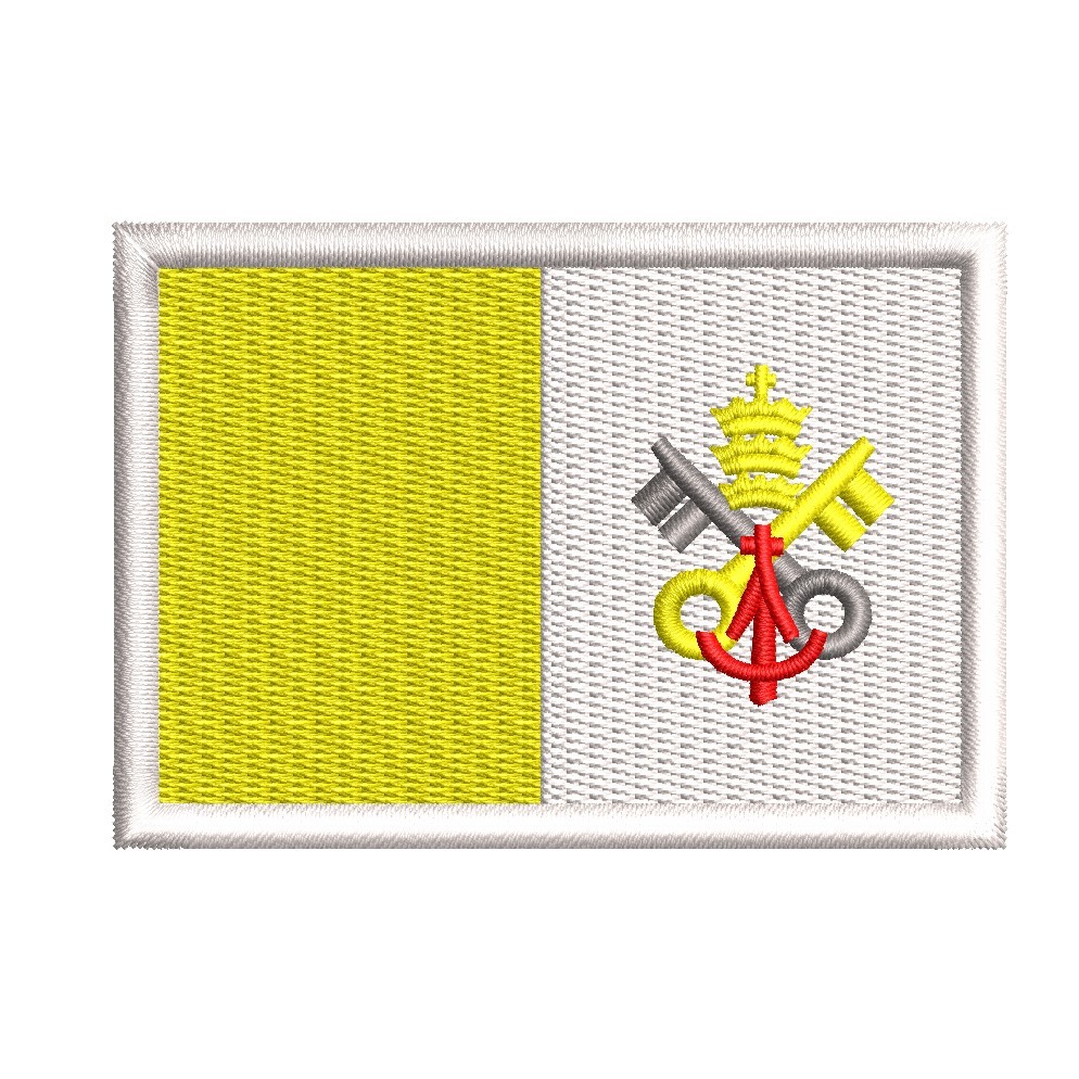 Patch Bordado - Bandeira Vaticano | Shopee Brasil