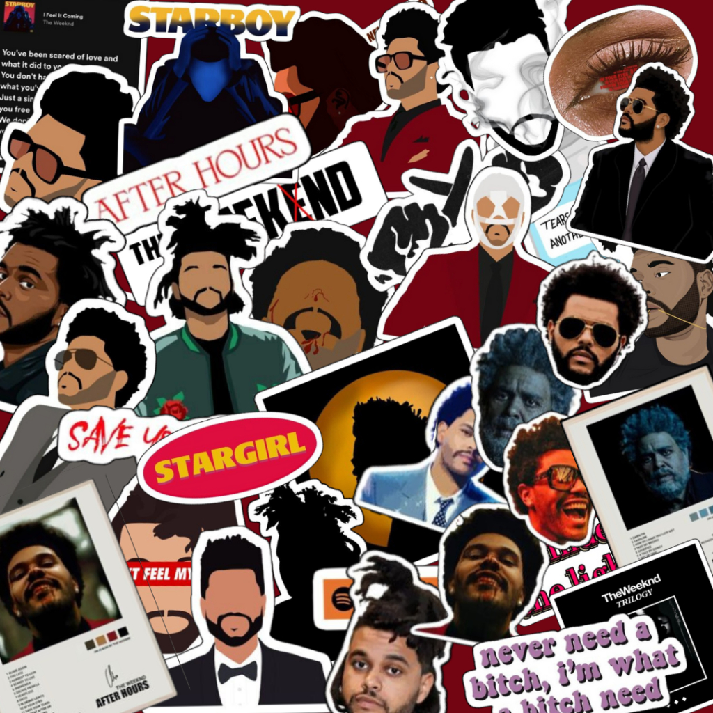 The Weeknd - SUPER PACK 36 ADESIVOS/STICKERS! (NACIONAL) | Shopee Brasil