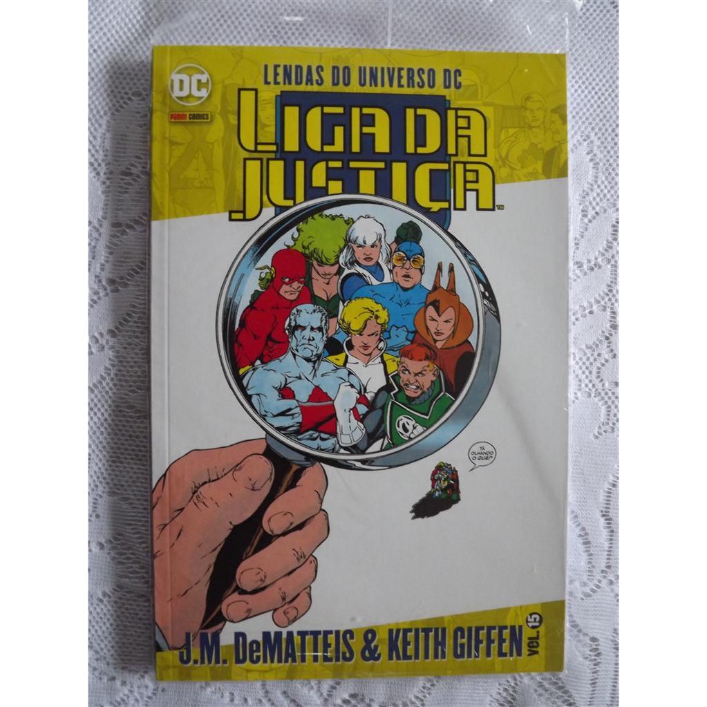 Lendas do Universo DC Liga da Justiça volume 15 - Dematteis e Keith ...