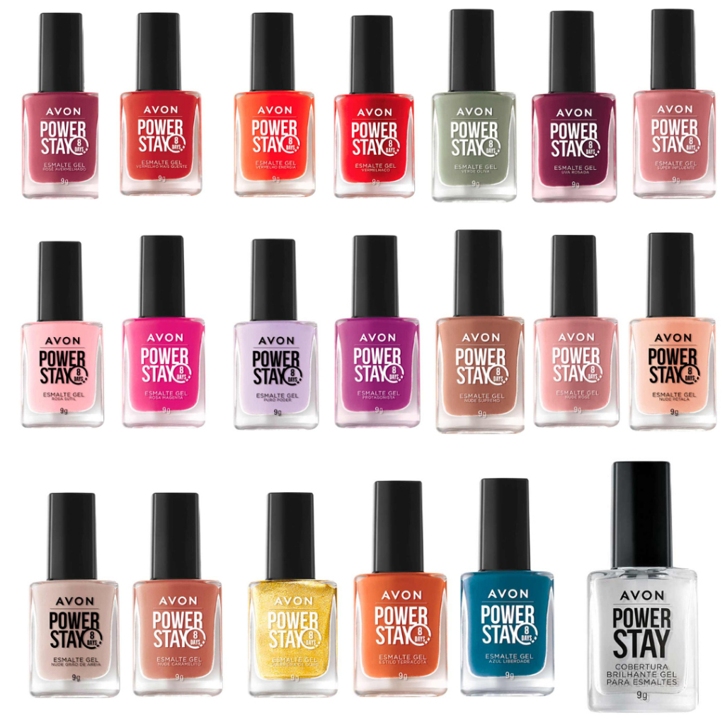 ESMALTE GEL AVON POWER STAY 9g | Shopee Brasil