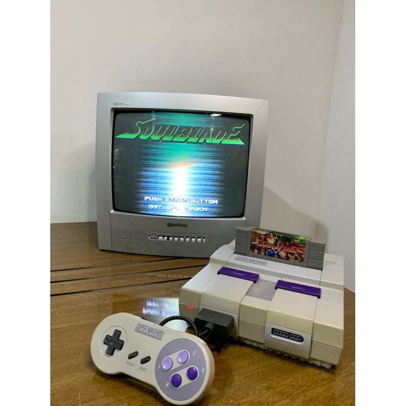 Super Nintendo Fat + SoulBlade 110V | Shopee Brasil