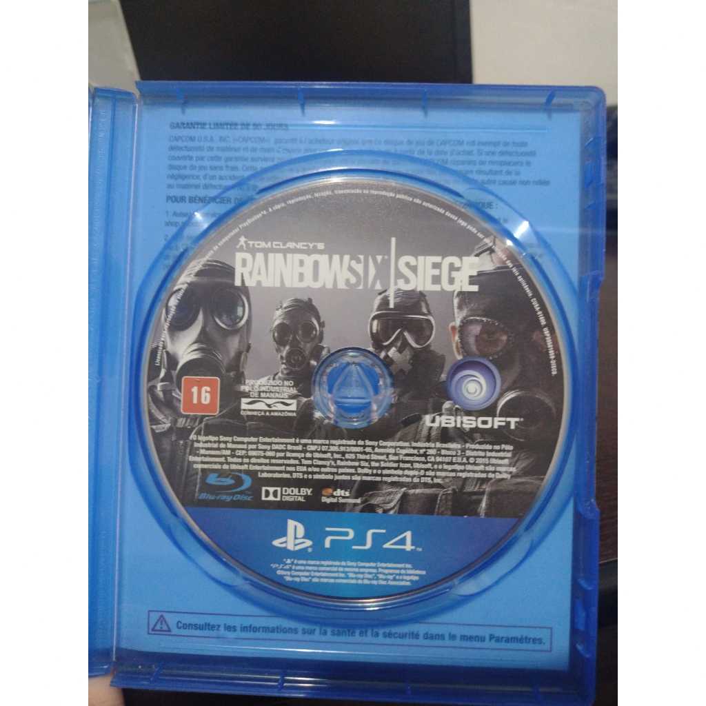 Rainbow Six Siege PS4 - Jogos de PS4 (Apenas o disco) | Shopee Brasil