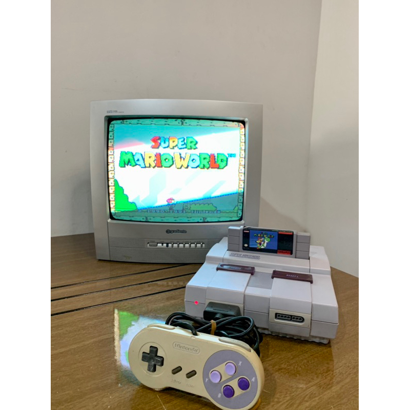Super Nintendo Fat + Super Mario World | Shopee Brasil