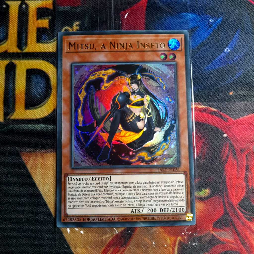 Mitsu A Ninja Inseto - Lacrada - Ultra Raro Foil - Original - Yu-gi-oh ...