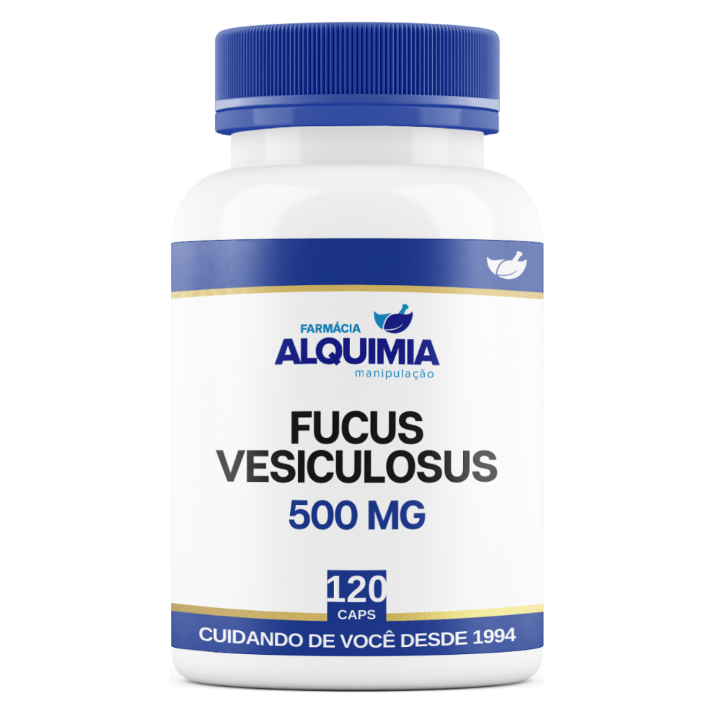 Fucus Vesiculosus 500 MG - 120 Cápsulas - Puro | Shopee Brasil