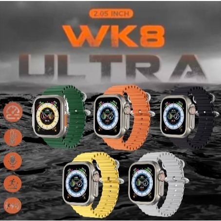 SMARTWATCH WK8 ULTRA - 49 MM - WATCH 8 SÉRIE 8 RELÓGIO INTELIGENTE COM 2 PULSEIRAS + 3D ...