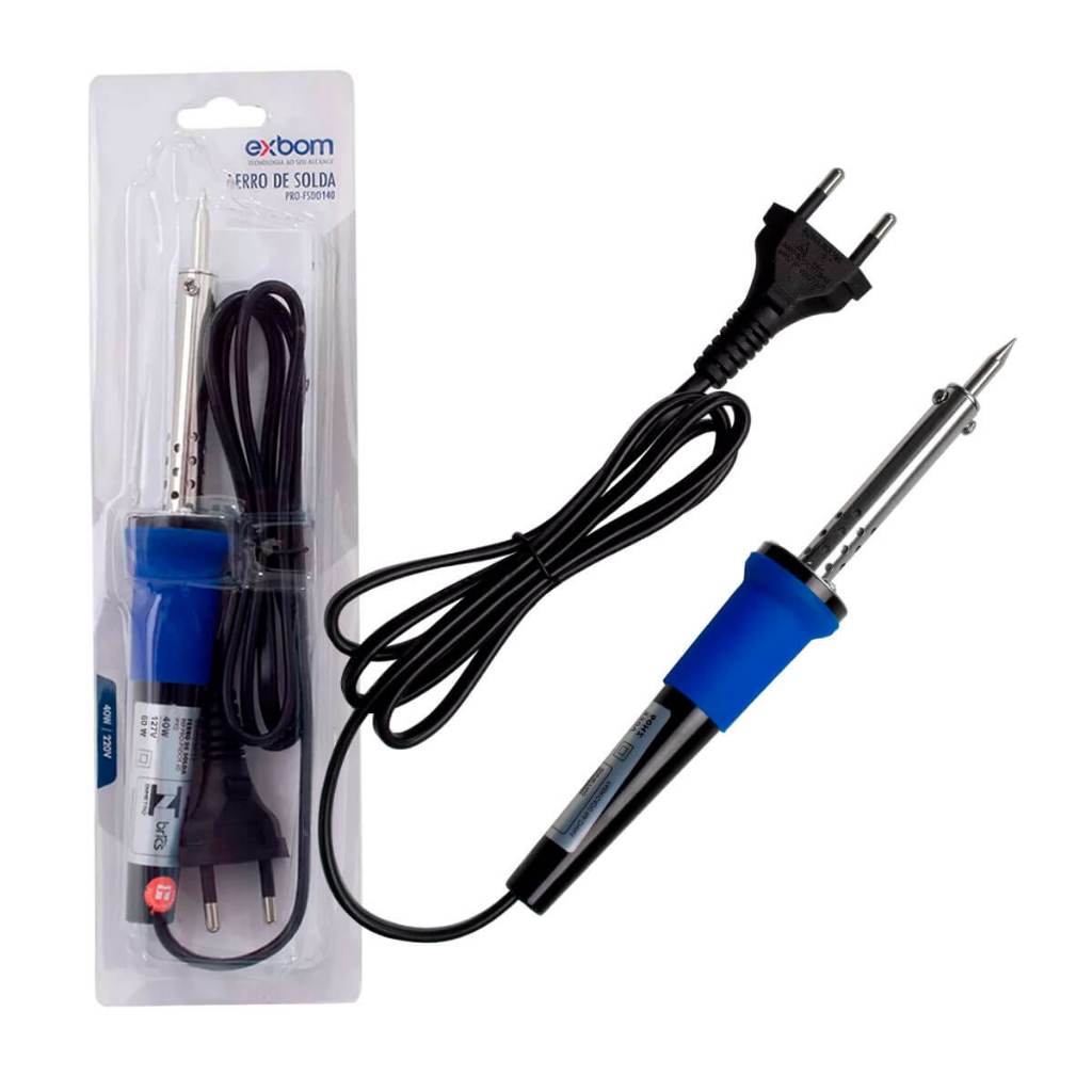 Ferro de Solda [127v]-Marca Exbom | Shopee Brasil