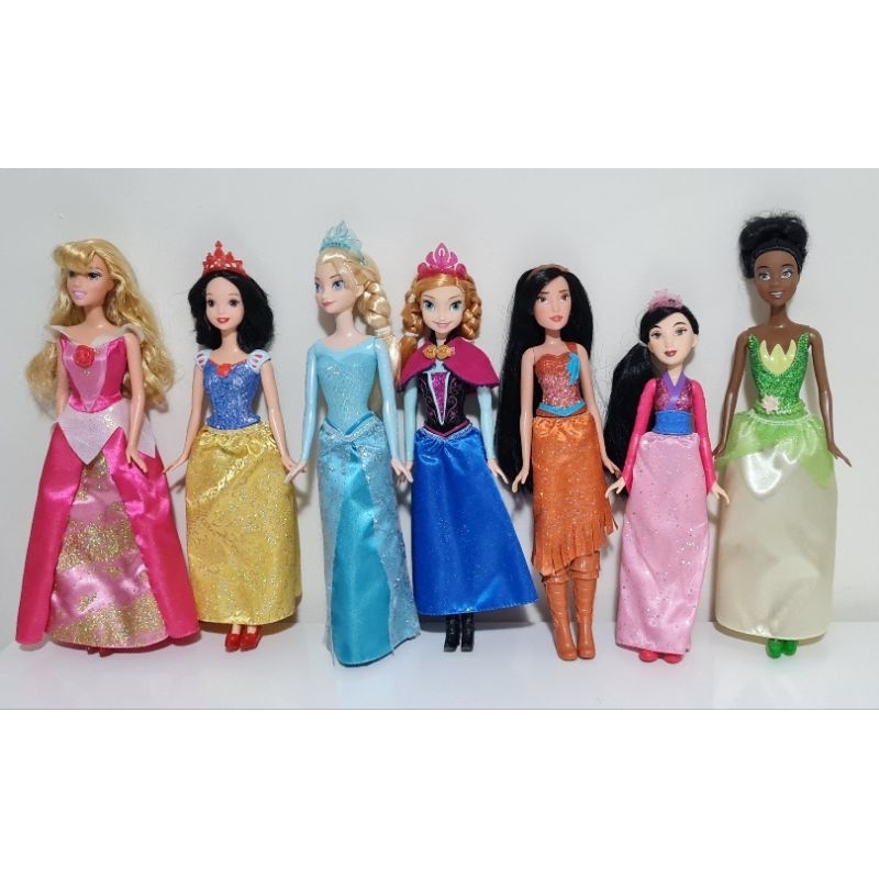 Bonecas princesas Disney Mattel e Hasbro antigas usadas | Shopee Brasil