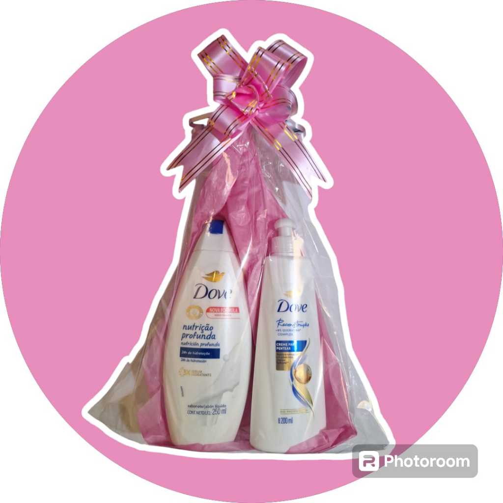 KIT PRESENTE SABONETE LIQUIDO NUTRIÇÃO PROFUNDA + CREME DE PENTEAR ...