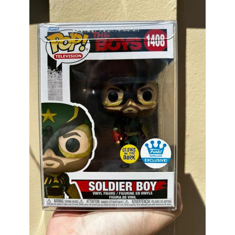 funko pop! The boys- Soldier boy GITD #1408 Funko shop | Shopee Brasil