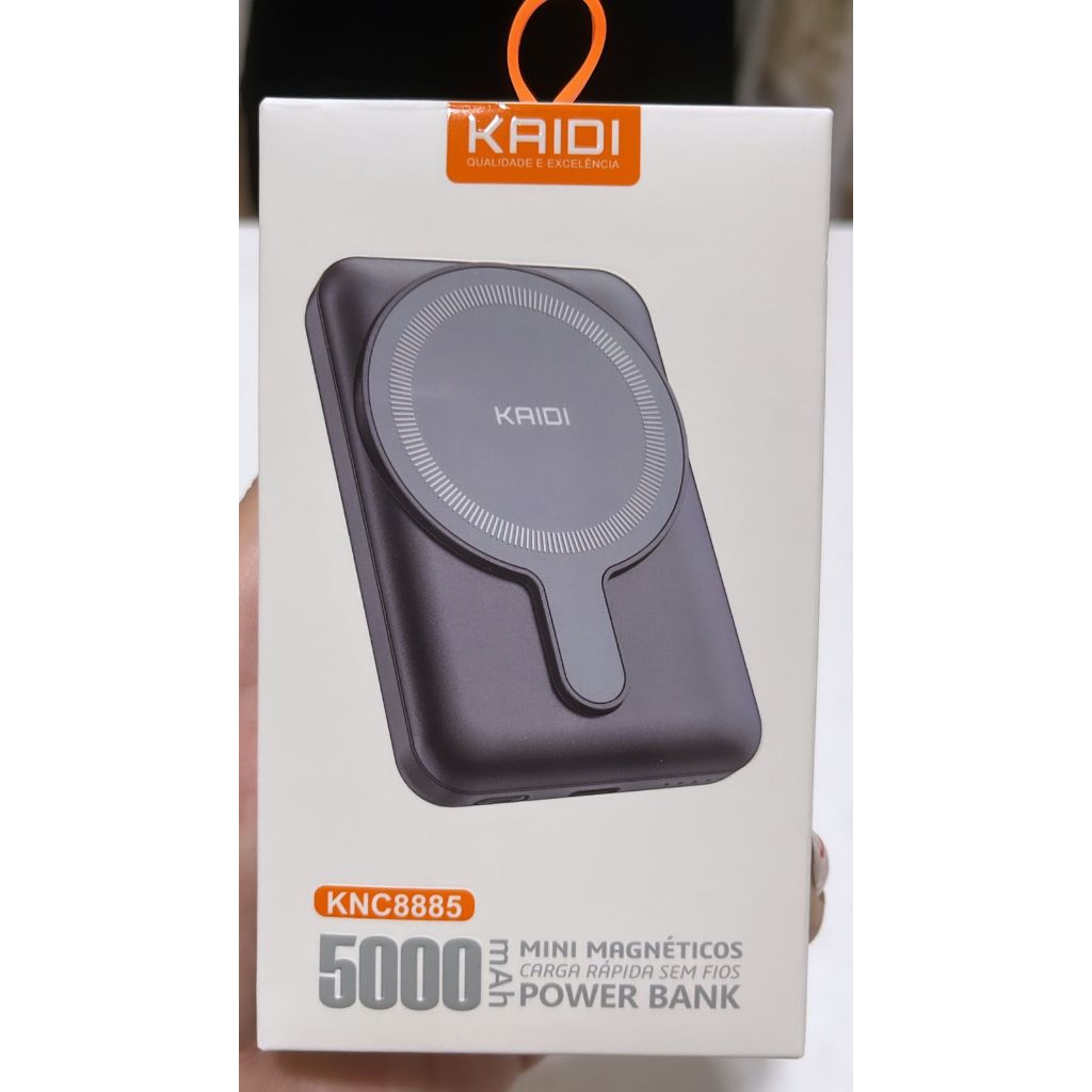 POWER BANK INDUÇÃO KAIDI ORIGINAL IPHONE E ANDROID | Shopee Brasil