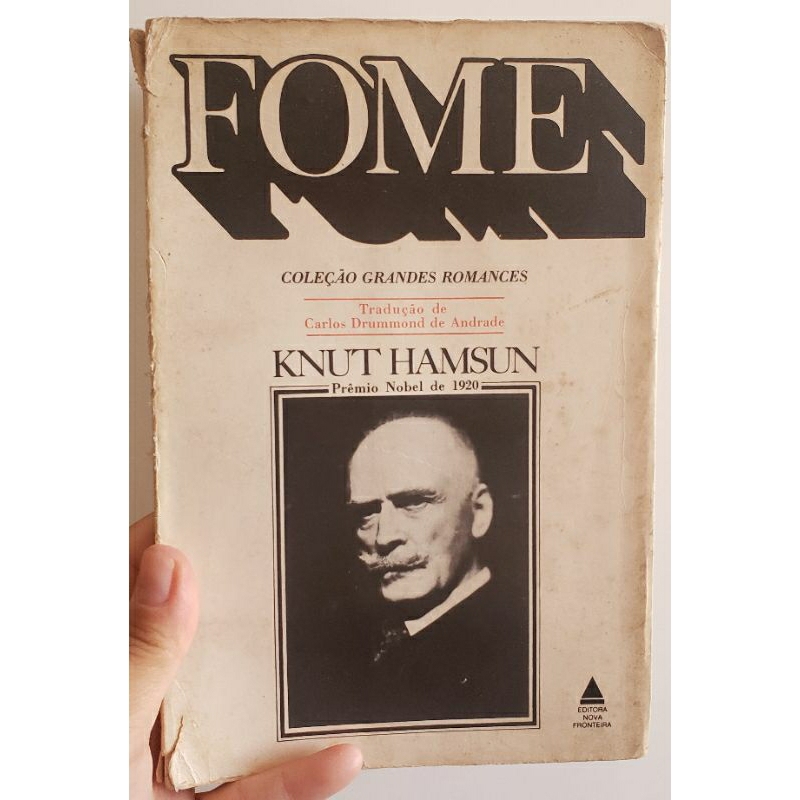 Livro Fome - Knut Hamsun | Shopee Brasil