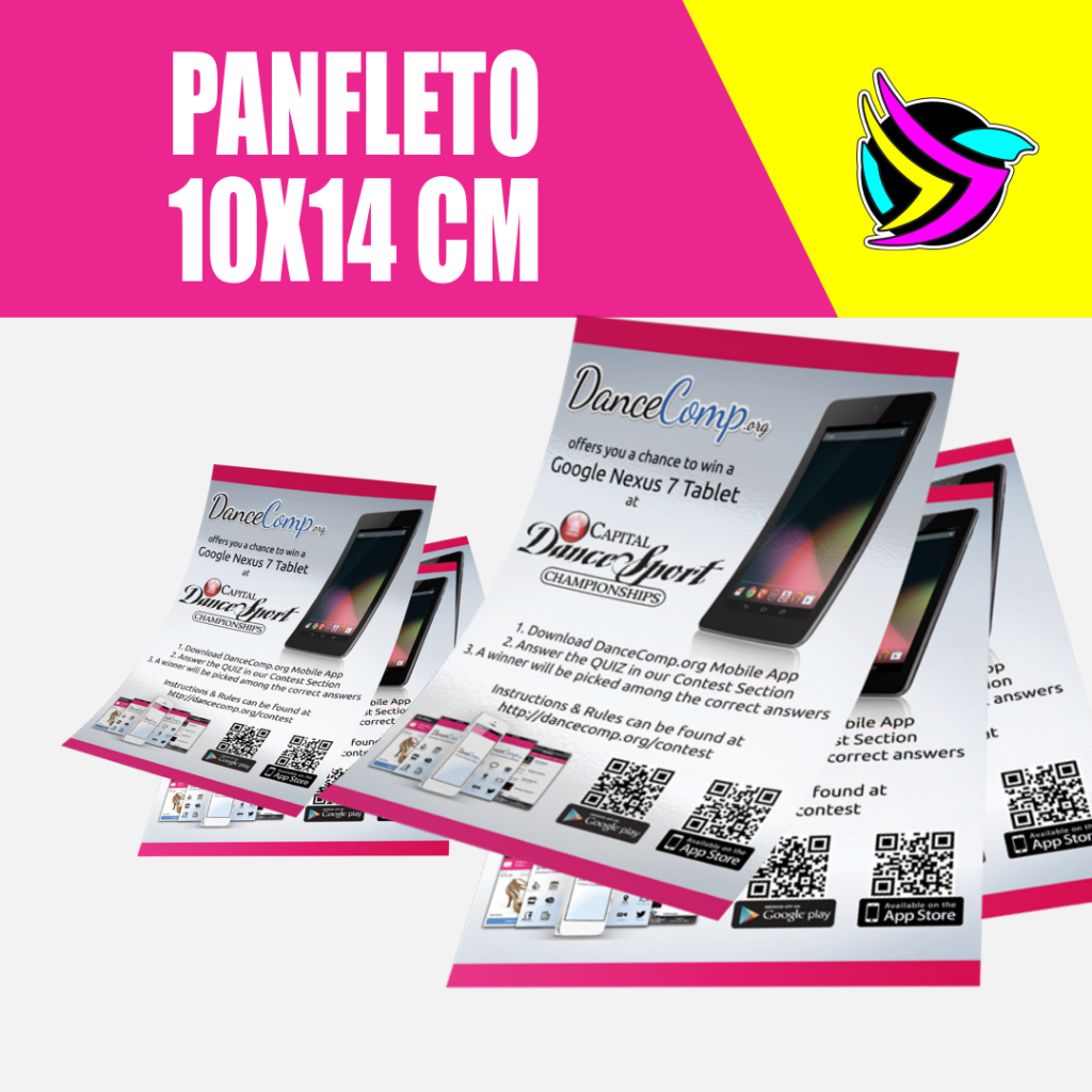 1000 Panfletos 10x14 cm 80g impressão frente e verso - Panfleto ...