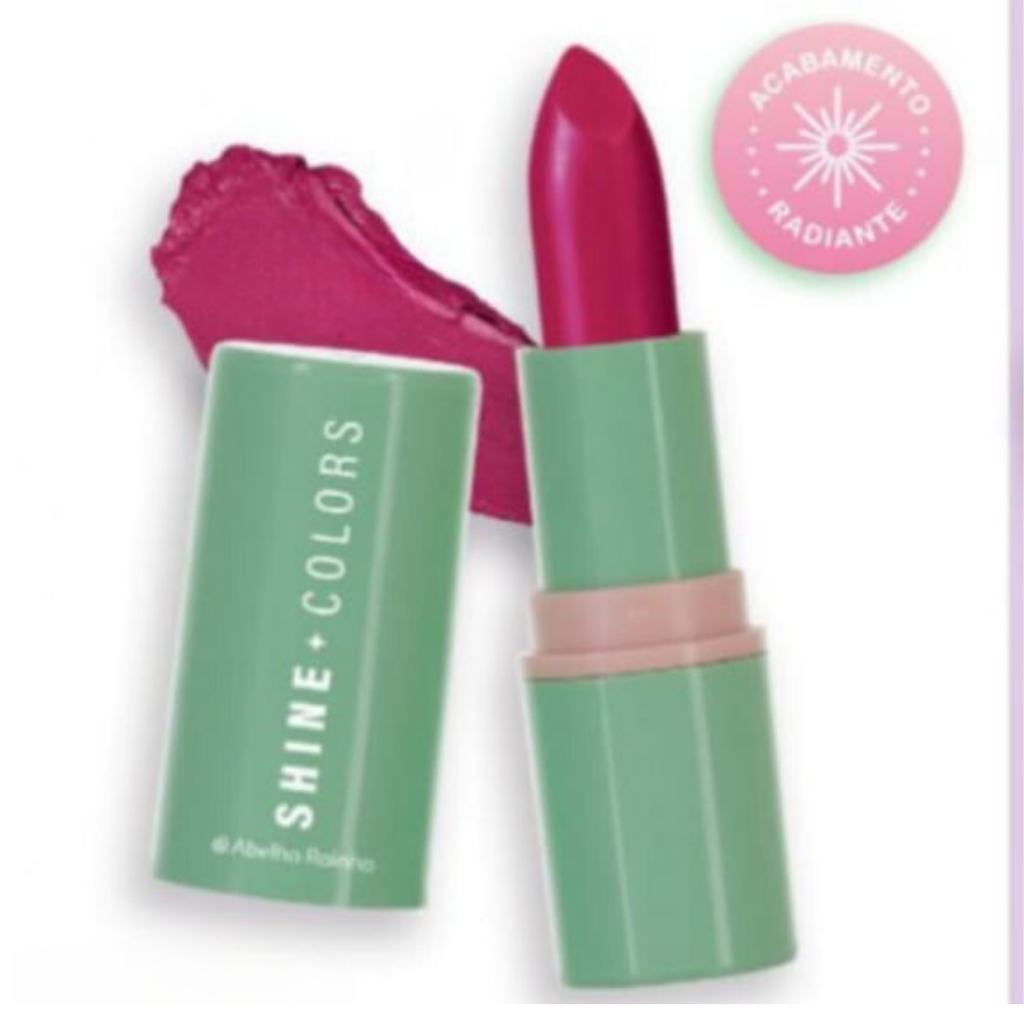 Batom Brilho e Sabor FPS 15 Shine Colors Abelha Rainha 3,7g | Shopee Brasil