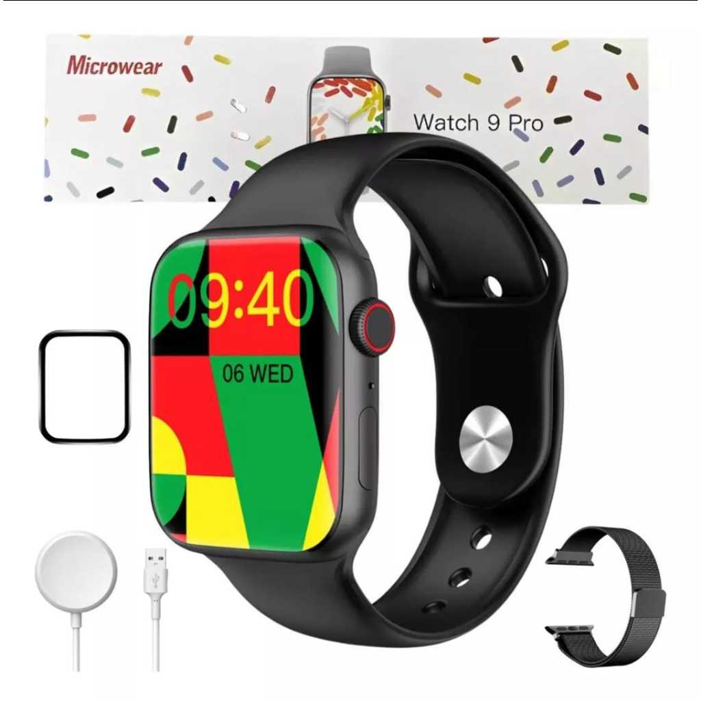 Relogio Smartwatch W29 Pro Serie 9 Tela Infinita | Shopee Brasil