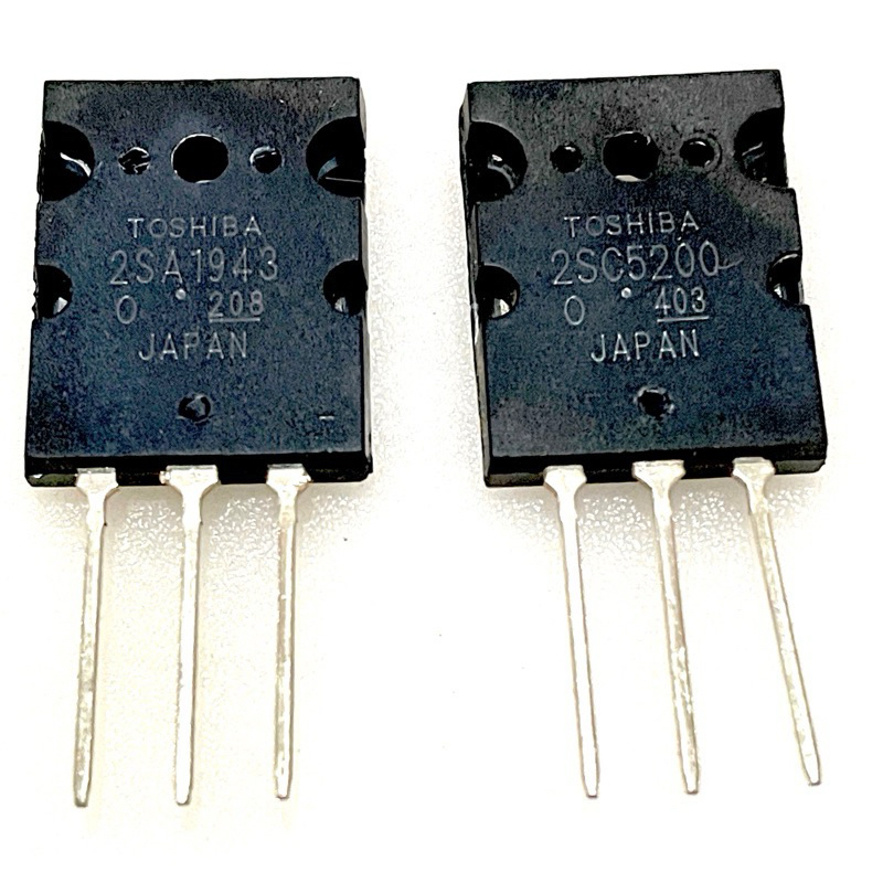 Transístor Mosfet 2SA1943 e 2SC5200 Par casado | Shopee Brasil