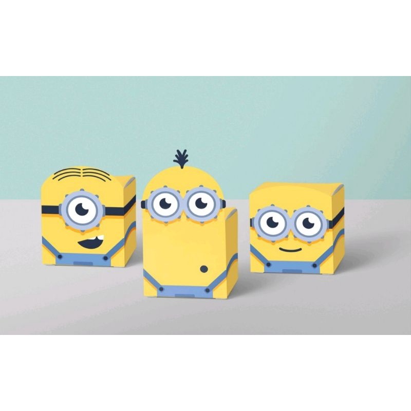 10 Caixas Cubo Minions 6x6cm | Shopee Brasil