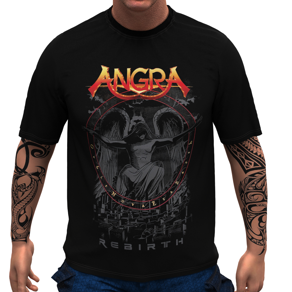Camiseta Dark Rebirth Blusa Angra Camisa Pedido Personalisado Sua Ideia ...