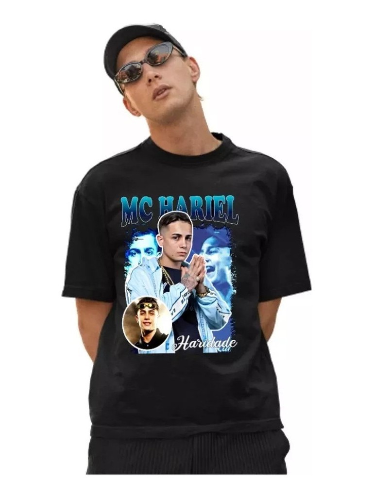 Camiseta Mc Hariel Revoada Funk Camisa Blusa Esquece Cantor Musica ...