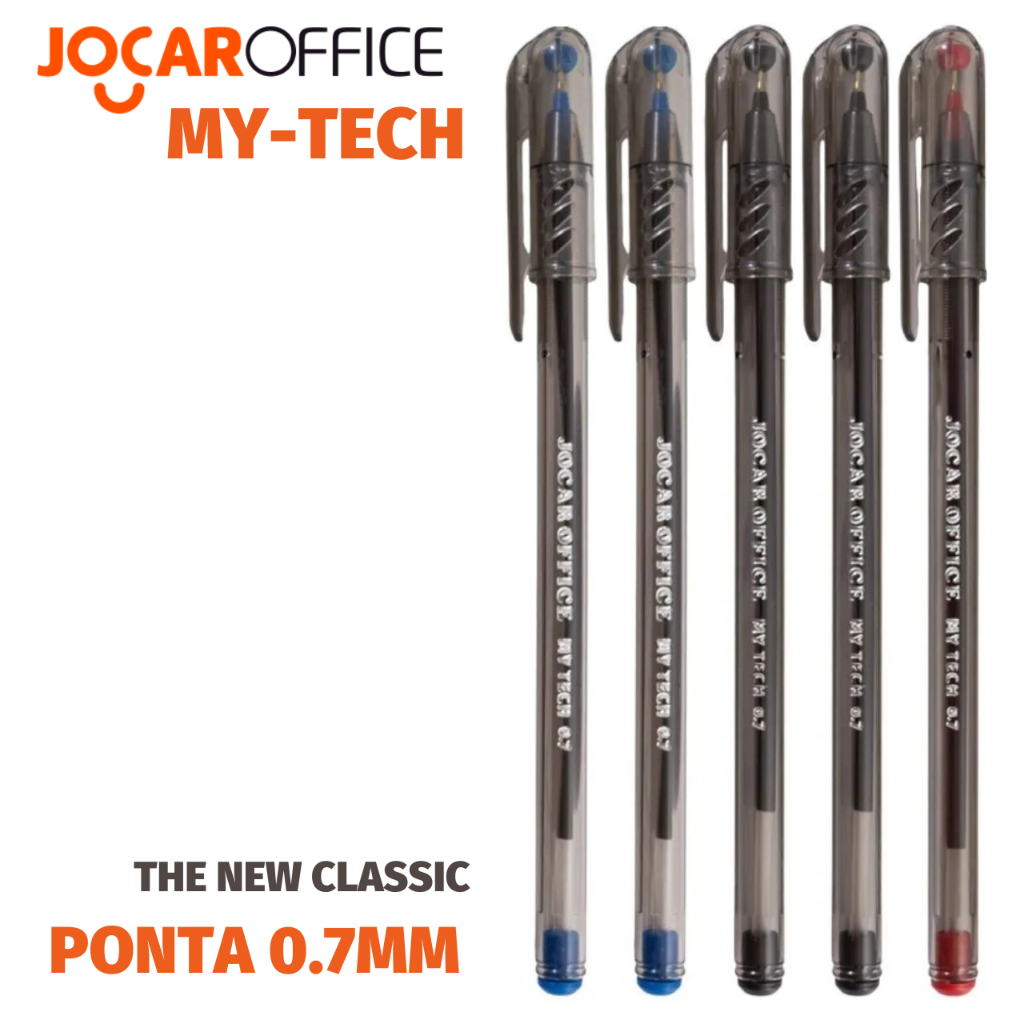 Kit Caneta My-Tech Jocar Office Ponta Fina 0.7mm | Shopee Brasil