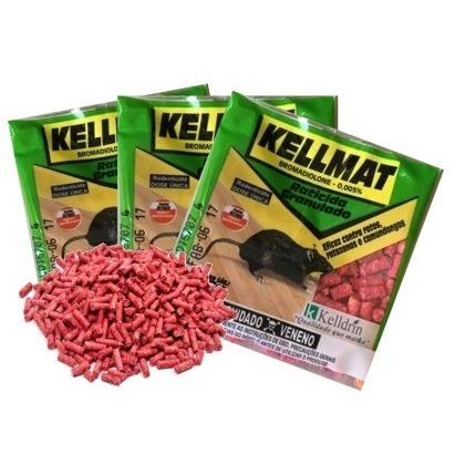 Petisco Atrativo para Rato 25g 10 Unidades (5 rosa kellmat + 5 mix ...