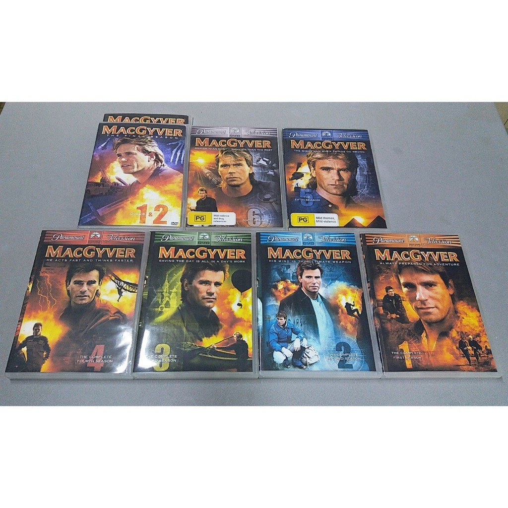 Box Seriado Macgyver Profissão Perigo Série 1ª À 7ª Temporada - 36 DVDs ...