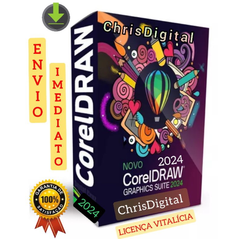 Coreldraw 2024 Ativado Corel draw 2024 | Shopee Brasil