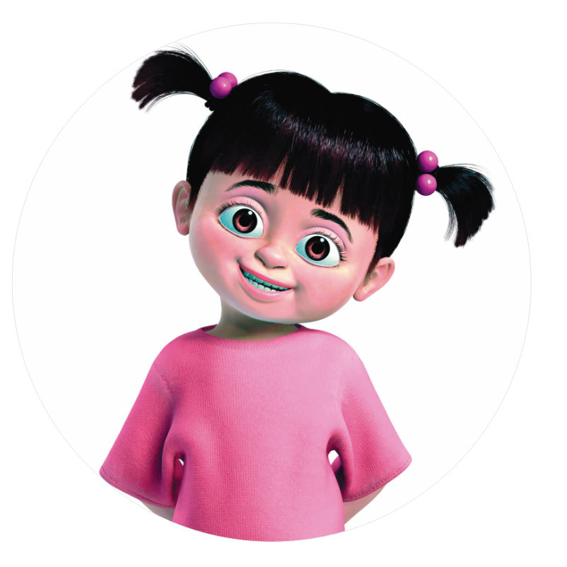 Painel Redondo Boo Monstros S.A Sublimado 1,50 x 1,50 | Shopee Brasil