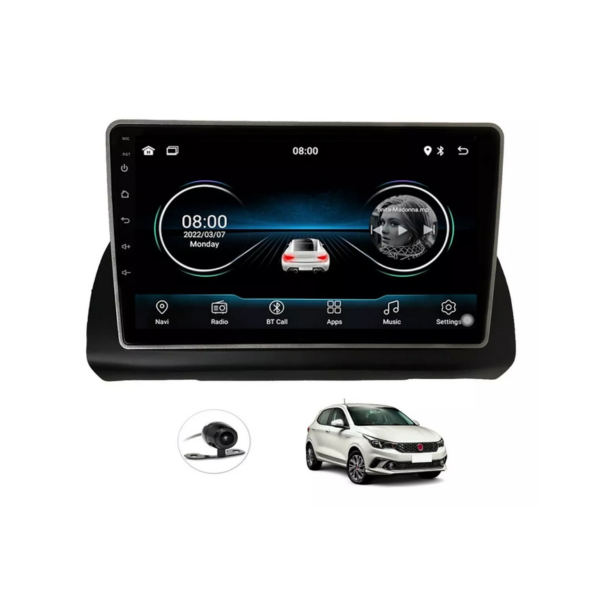 Kit Central Multimidia 9 Polegadas Android Fiat Argo Cronos | Shopee Brasil
