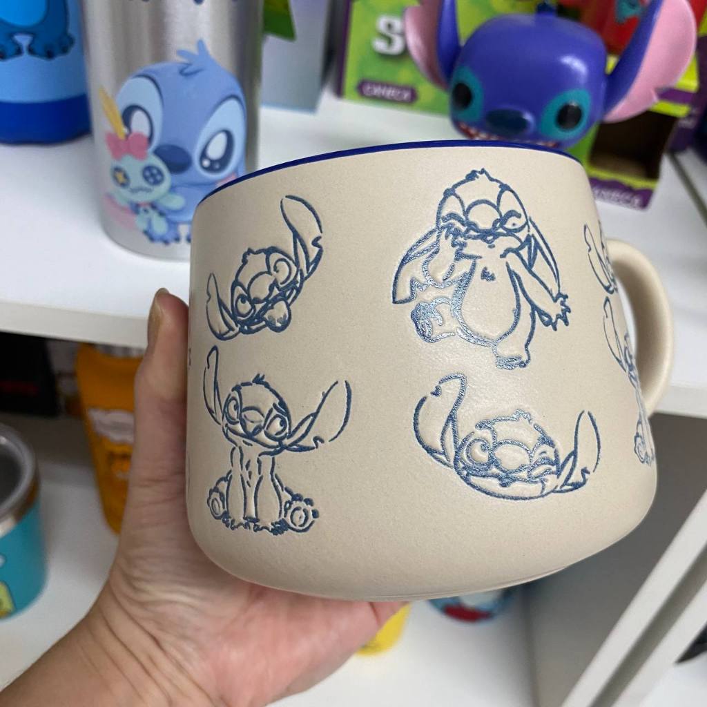 Caneca Moma Stitch Disney Cerâmica 500ml | Shopee Brasil