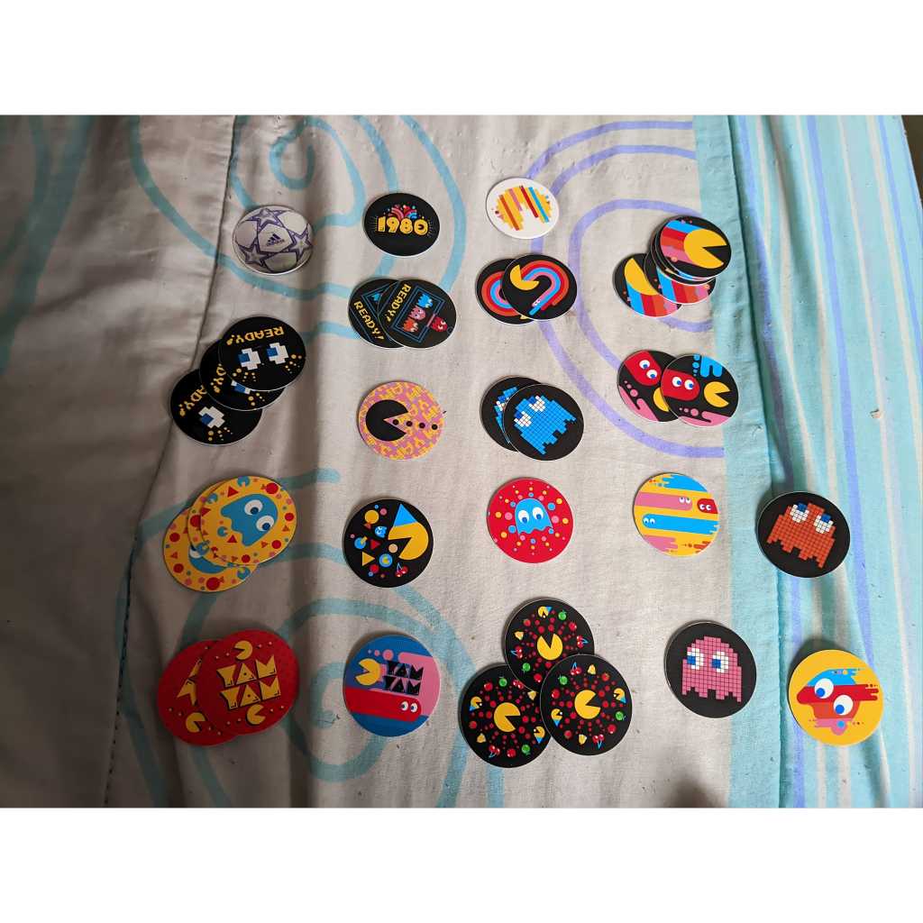 Tazos Elma Chips 2020 pac man sem embalagem (LOTE COM 35 UNIDADES ...