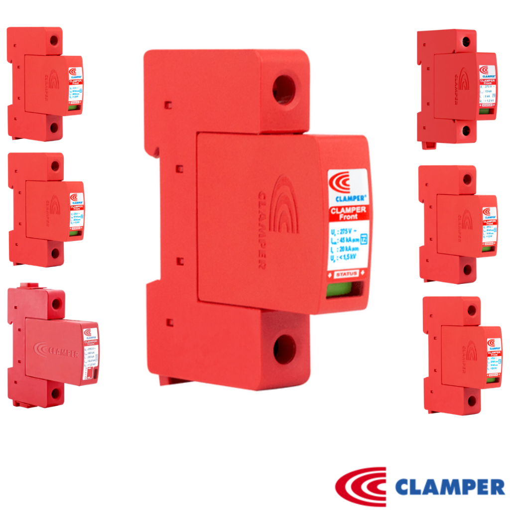 Protetor Surto DPS Clamper FRONT Anti Raio Vcl 175v a 275V - 15ka, 20ka ...