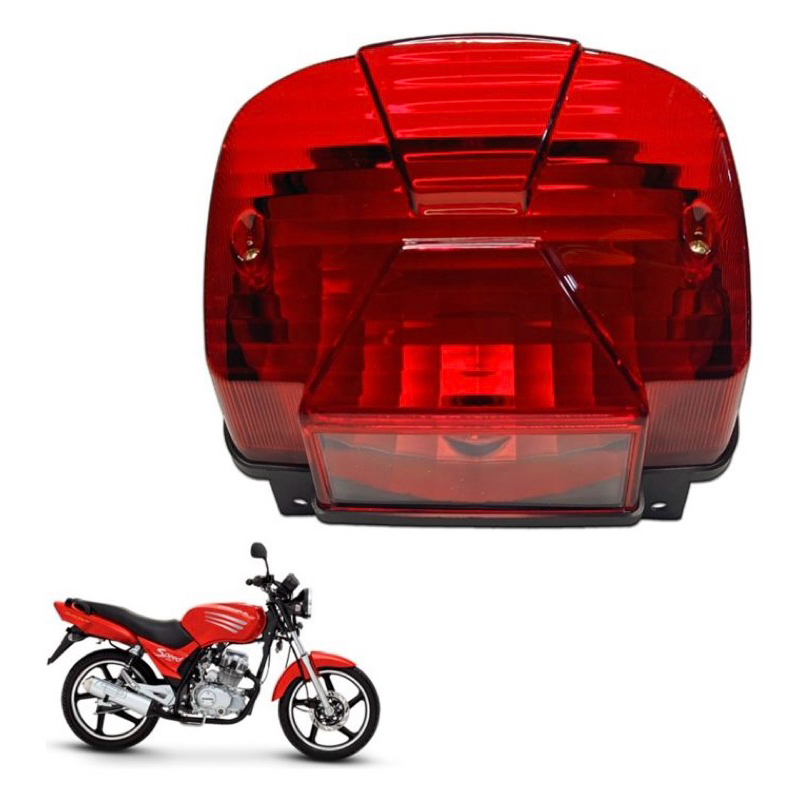 Lanterna Traseira Completa Dafra Speed 150 Modelo Original | Shopee Brasil