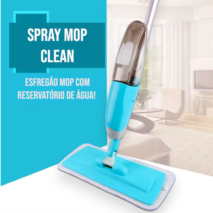 Mop Spray Magico Esfregão Com Reservatorio Rodo De Limpeza Microfibra ...