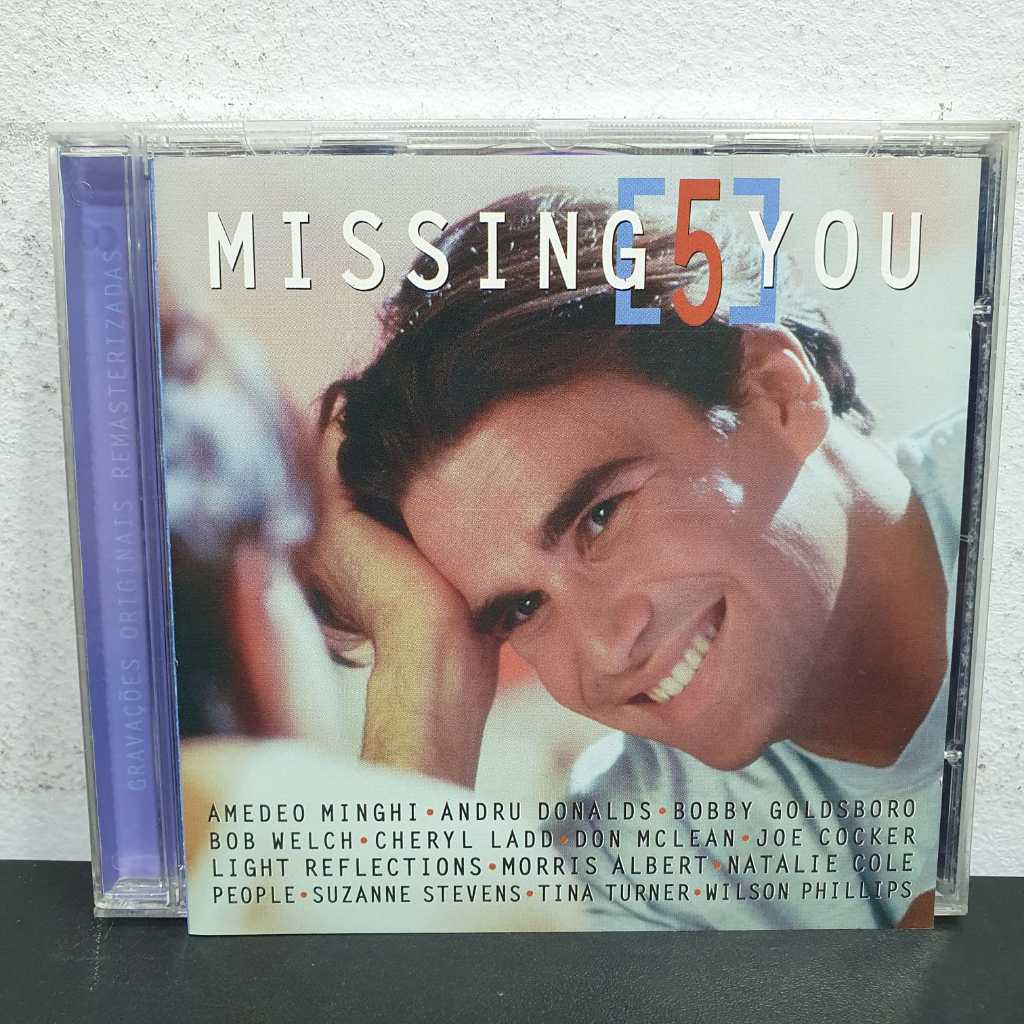 CD Missing You 5 - Joe Cocker Tina Turner Andru Donalds | Shopee Brasil