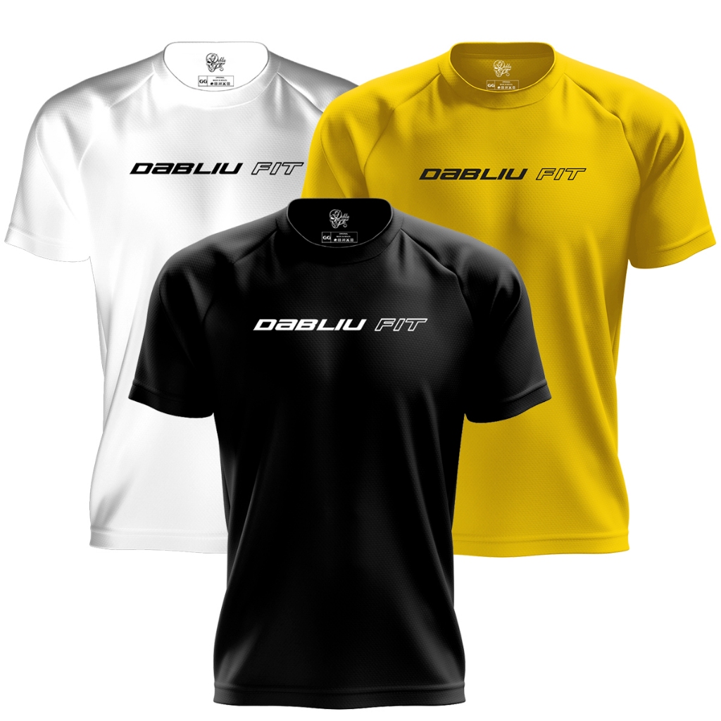 Kit 3 Camisas Treino Dry Fit Coleção Basic Fit Proteção Uv+35 Dabliu ...