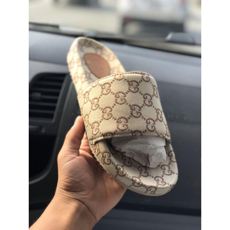 Sandália Chinelo Gucci Slip Maxima Qualidade | Shopee Brasil