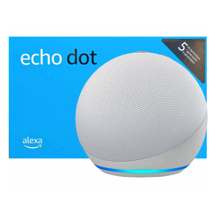 Alexa Echo Dot Amazon 5 Geração Original Branca | Shopee Brasil