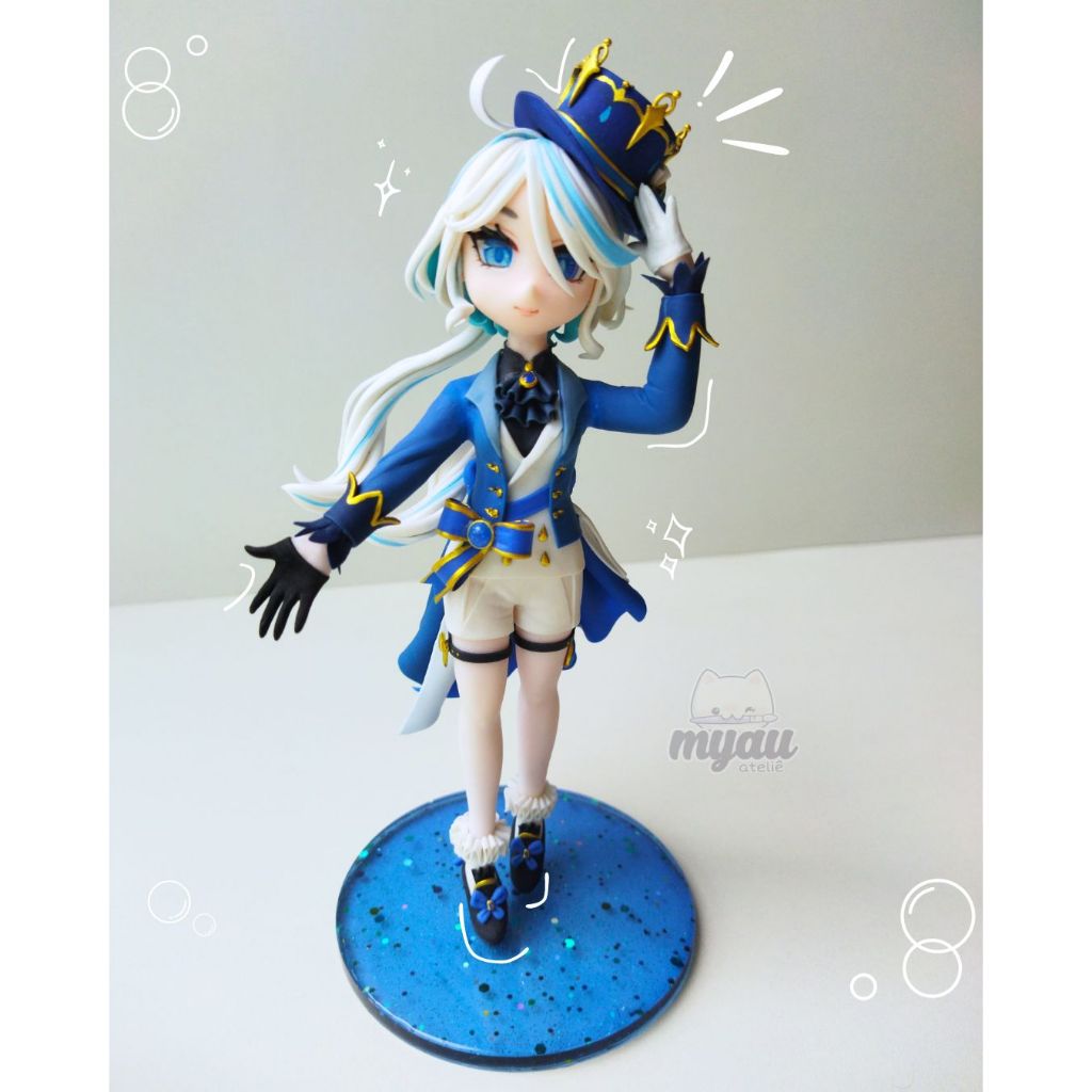 Action Figure Furina Genshin Impact Hydro Arcont Focalors Anime Feito a ...