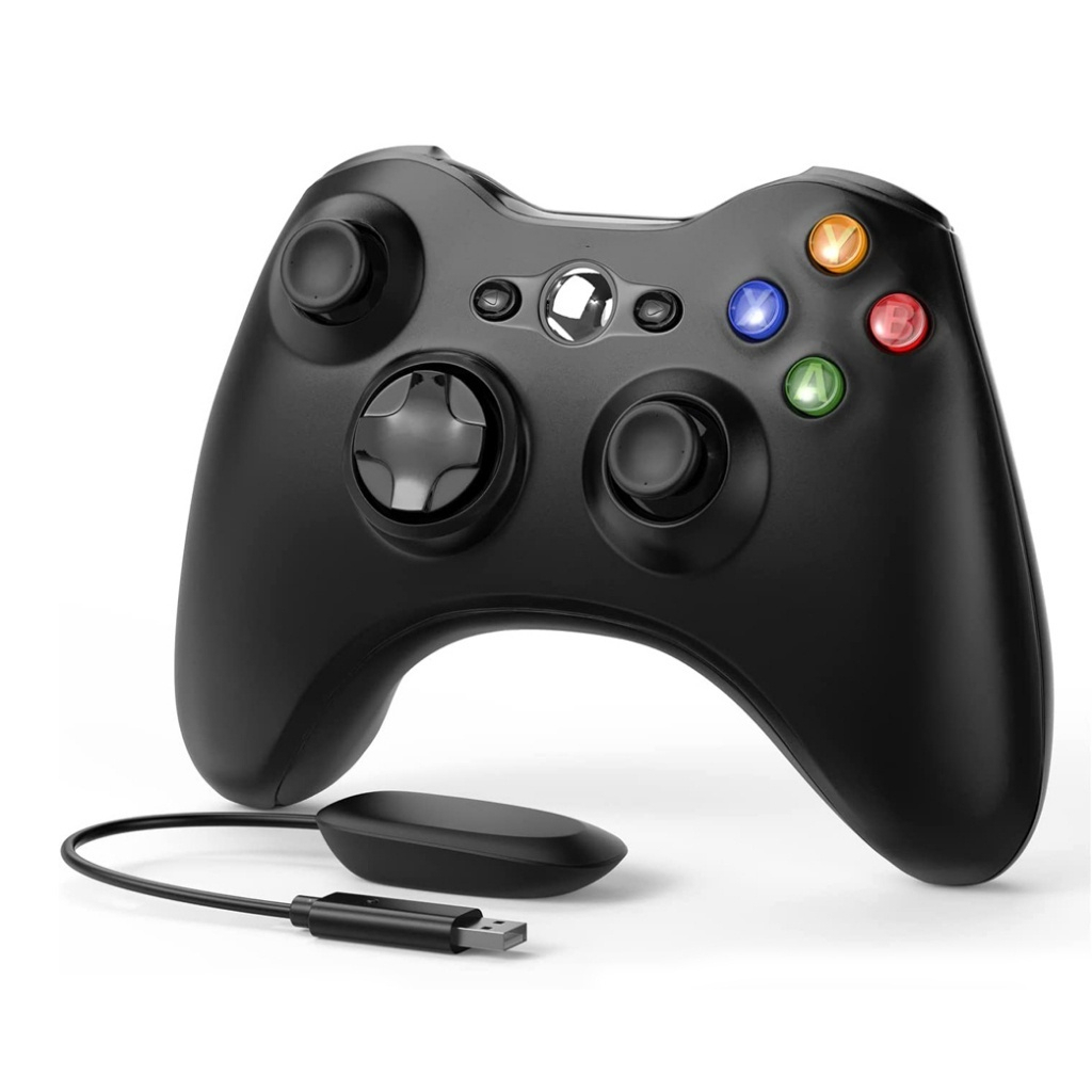 Controle X-360 PC Sem Fio Compatível c/ Cloud Game - A055S | Shopee Brasil