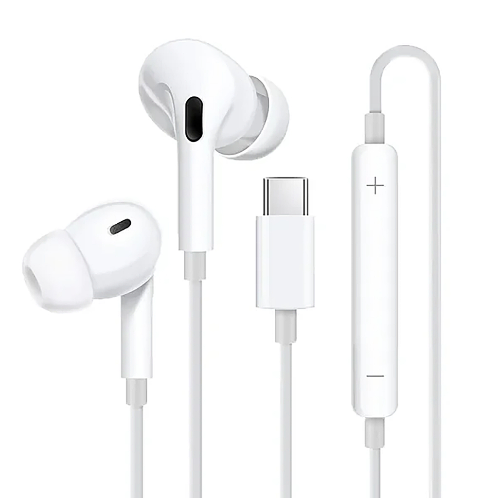 Fone De Ouvido Stereo Alta Definição Tipo C Type Usb-C Com Fio ...