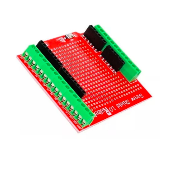 Screw Shield Pcb Arduino Expansão Protoboard Com Terminal | Shopee Brasil