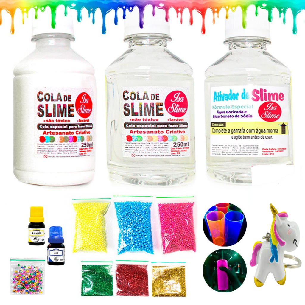 Mini Kit Slime Barato Da Shopee - Isa Slime | Shopee Brasil