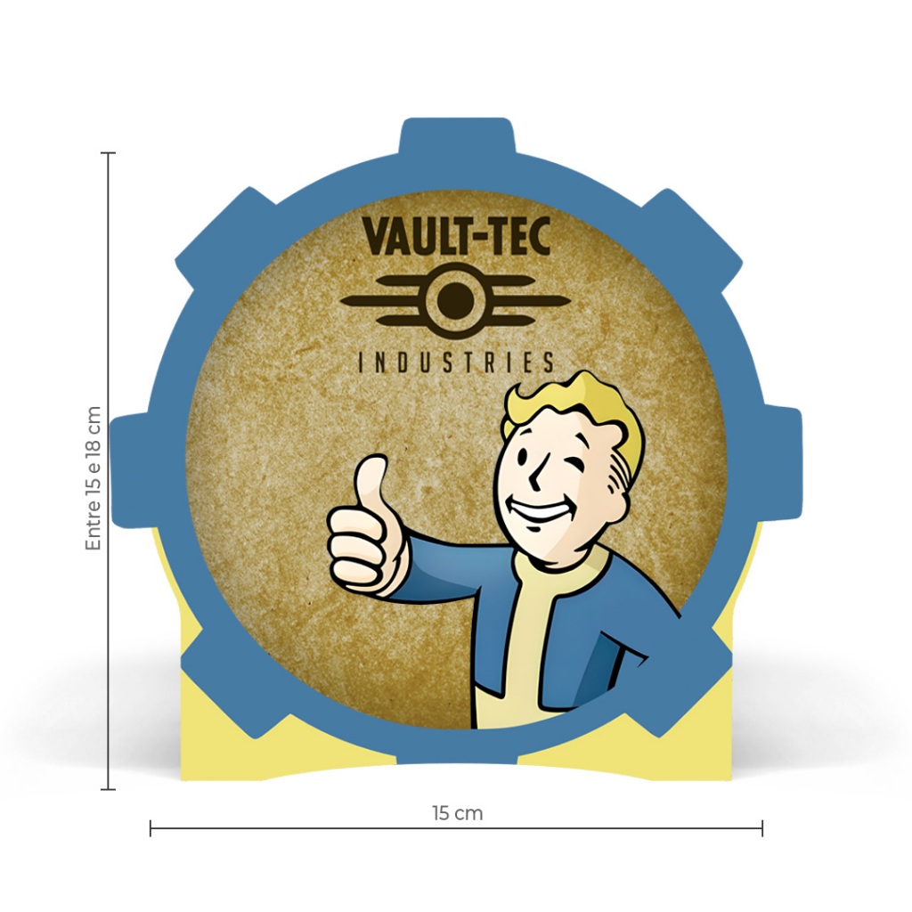 Luminária Circular Fallout 4 - Vault Boy | Shopee Brasil