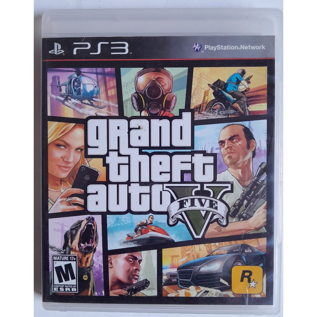JOGO GTA V ORIGINAL MIDIA FISICA CD. | Shopee Brasil